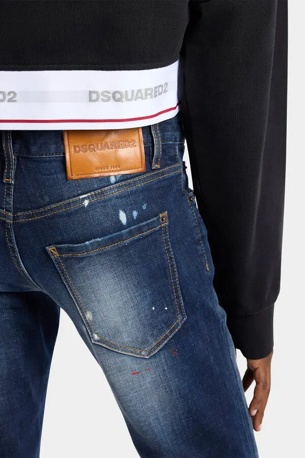 Dsquared2 Medium Wash Distressed Jeans