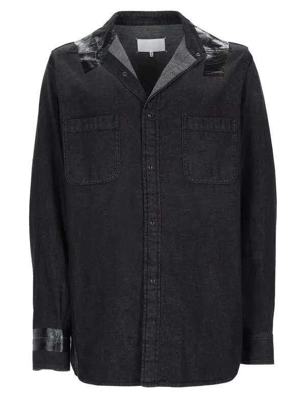 MAISON MARGIELA Camicia In Denim Taped