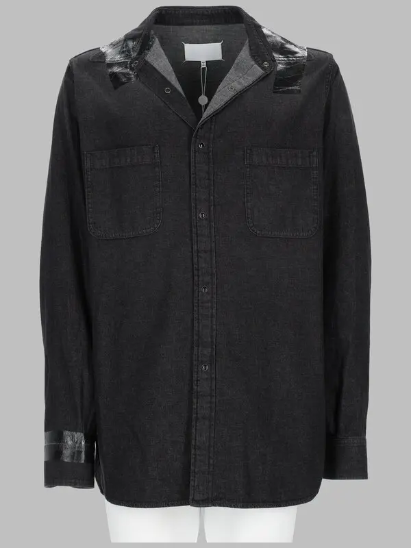 MAISON MARGIELA Camicia In Denim Taped