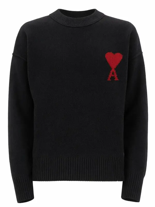 AMI Paris Maglia In Lana Con Logo