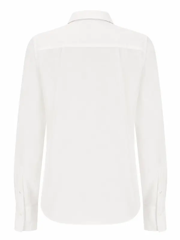 Brunello Cucinelli Camicia In Cotone - White