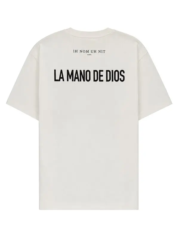 IH NOM UH NIT T-shirt D10s Limited Edition La Mano De Dios - White