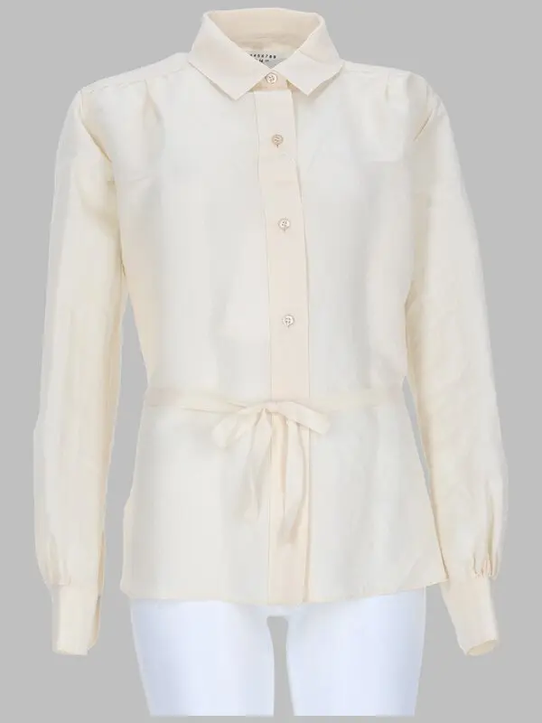 MAISON MARGIELA Camicia In Seta E Cotone