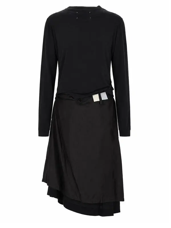 MAISON MARGIELA Abito Midi Con Drappeggio
