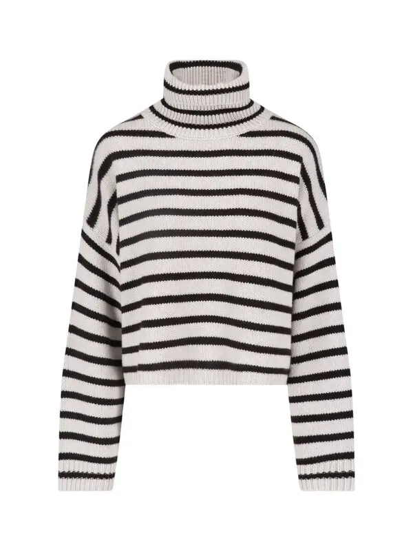 LISA YANG V-neck Knit Sweater - Grey