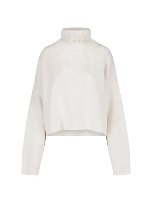 LISA YANG 100% Cashmere V-neck Cardigan With Pockets - White