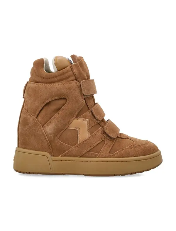 Isabel Marant Étoile High Top Sneakers With Velcro Fastening
