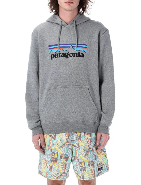 Patagonia P-6 Logo Recycled Cotton-polyester Hoodie