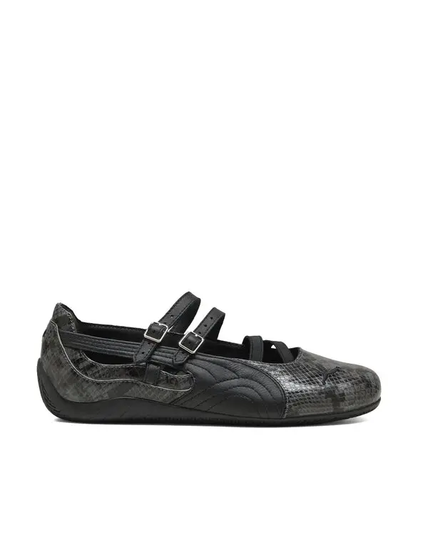 PUMA Mary Jane Flat Shoes With Dual Buckle Straps