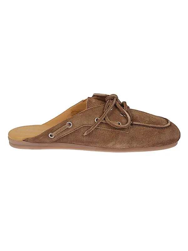 POSA Boat Loafer Leather Mules