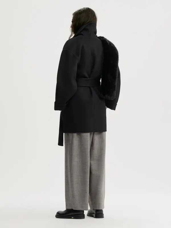 BY MALENE BIRGER Trinelle Wool Coat - Black