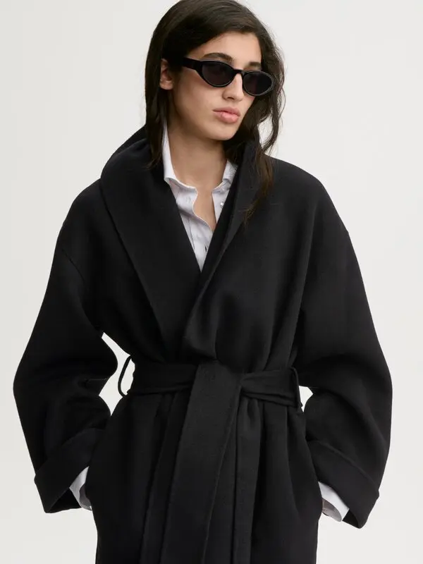 BY MALENE BIRGER Trinelle Wool Coat - Black