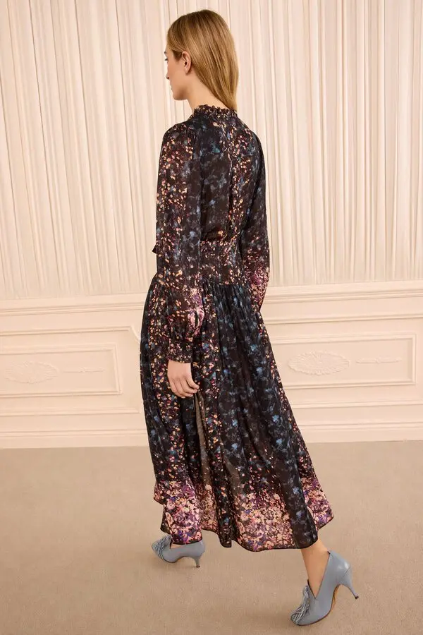 Ulla Johnson Tessa Long Sleeve Silk Dress