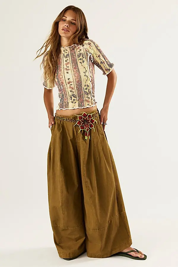 Free People Concrete Solid Trousers - Beehive