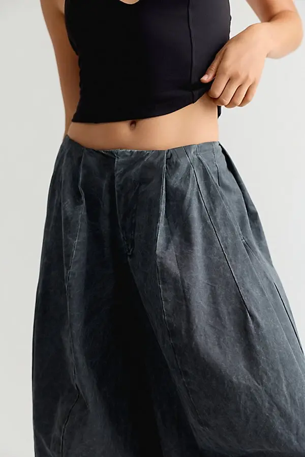 Free People Concrete Solid Trousers - Black