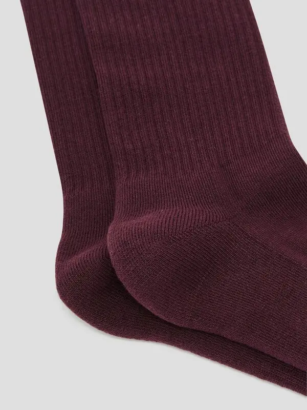 REISS Maxim Cotton-blend Ribbed Socks