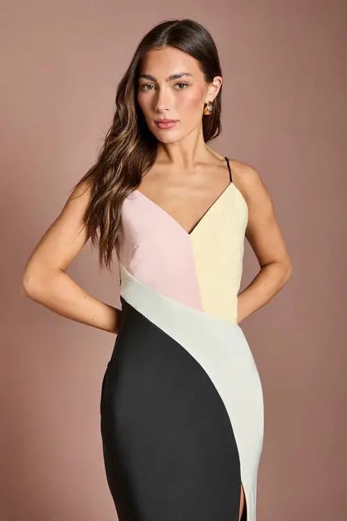 Coast Color Block Maxi Dress