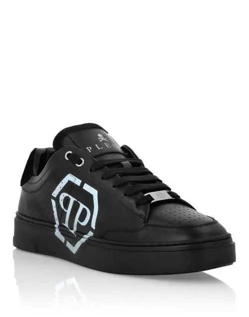 Philipp Plein Carson Hexagon Low-top Sneakers - Black/black
