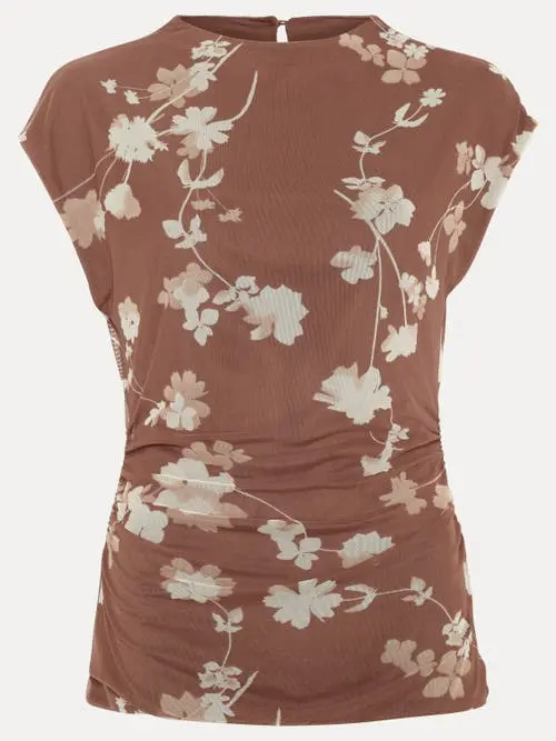 PHASE EIGHT Kezia Mesh Printed Top