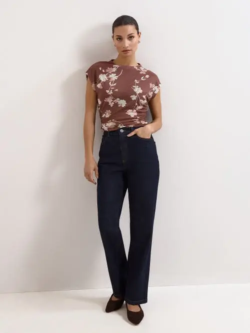 PHASE EIGHT Kezia Mesh Printed Top