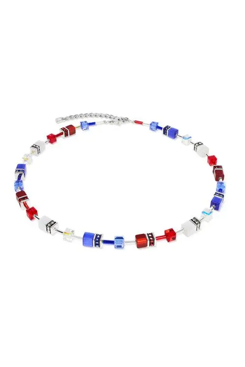 COEUR DE LION Geocube Necklace Limited Edition - Silver