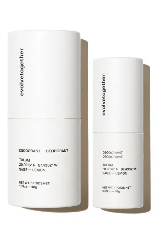 Evolvetogether Tulum Natural Deodorant Duo $40 Value - None