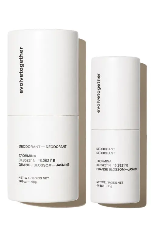 Evolvetogether Taormina Natural Deodorant Duo $40 Value - None
