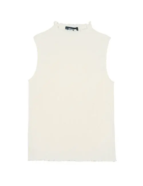 Whistles Textured Sleeveless Top