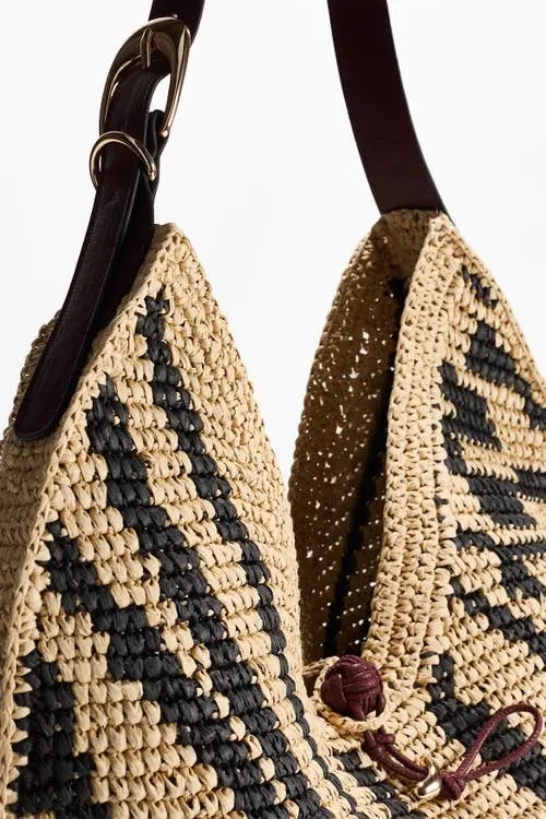 H&m Straw Shoulder Bag