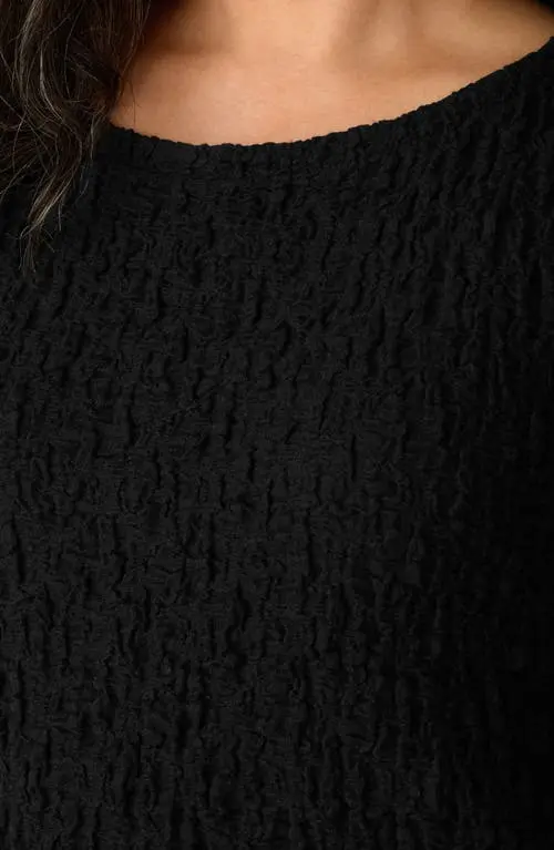 Eileen Fisher Sleeveless Bateau Neck Dress - Black