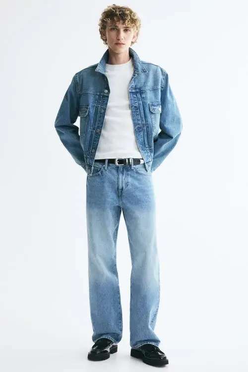 H&m Relaxed Jeans - Denim Blue