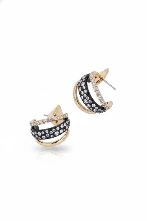 DEJI ENIOLA Trinity Diamond Earrings