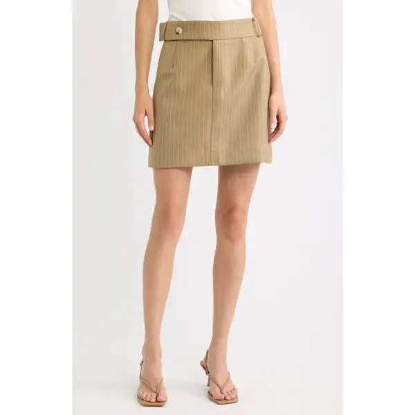 Oddmuse Pinstriped Mini Skirt