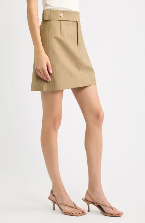 Oddmuse Pinstriped Mini Skirt