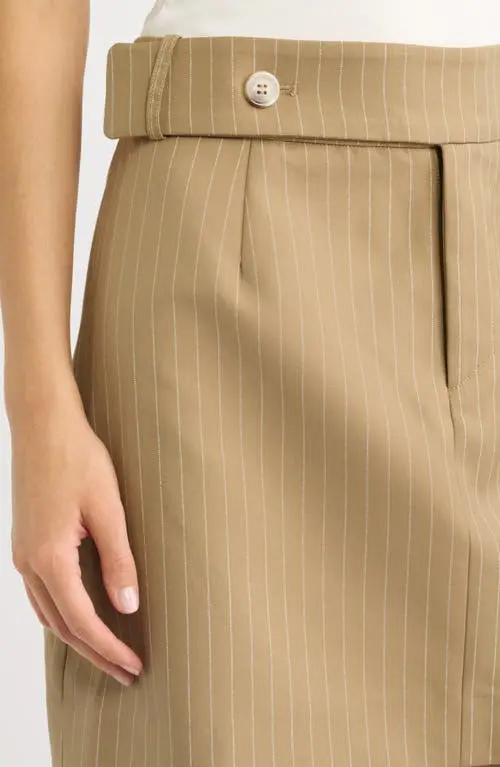 Oddmuse Pinstriped Mini Skirt