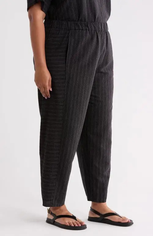 Eileen Fisher Pinstripe Lantern Ankle Pants