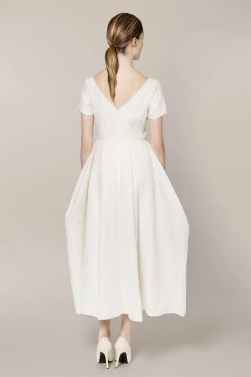 ROKSANDA Vaela Tea Length Bridal Dress