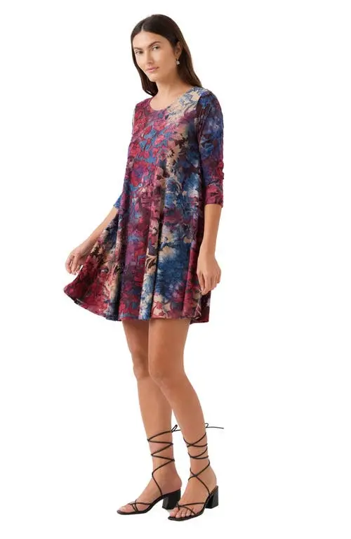 Karen Kane Maggie Floral A-line Dress