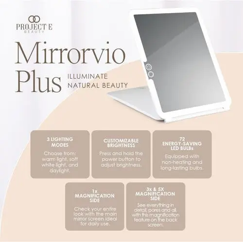PROJECT E BEAUTY Mirrorvio+ Travel Vanity Mirror