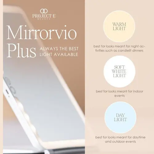 PROJECT E BEAUTY Mirrorvio+ Travel Vanity Mirror