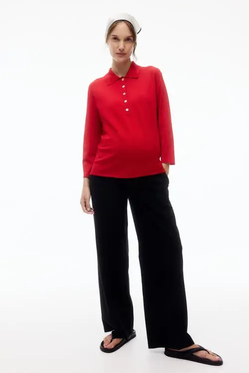 H&m Mama Wide-leg Dress Pants