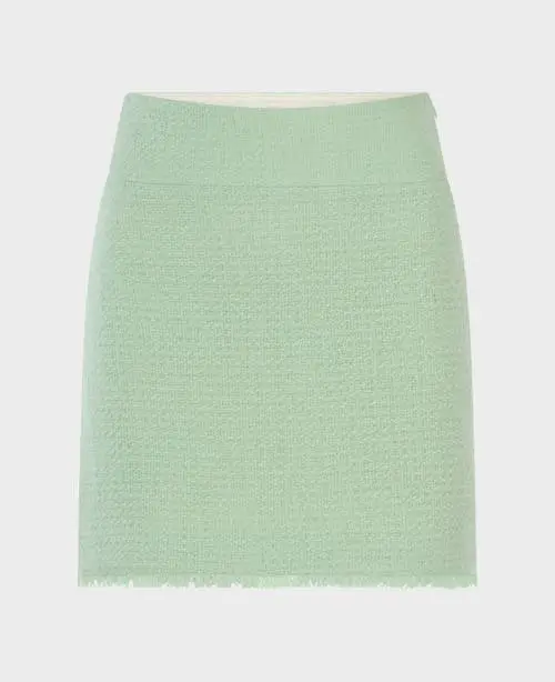 REALLY WILD CLOTHING Gabrielle Wool Boucle Skirt