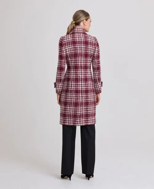 REALLY WILD CLOTHING Wool And Mohair Check Coat