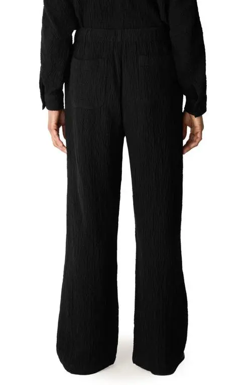 Eileen Fisher Organic Cotton Gauze Straight Leg Pants