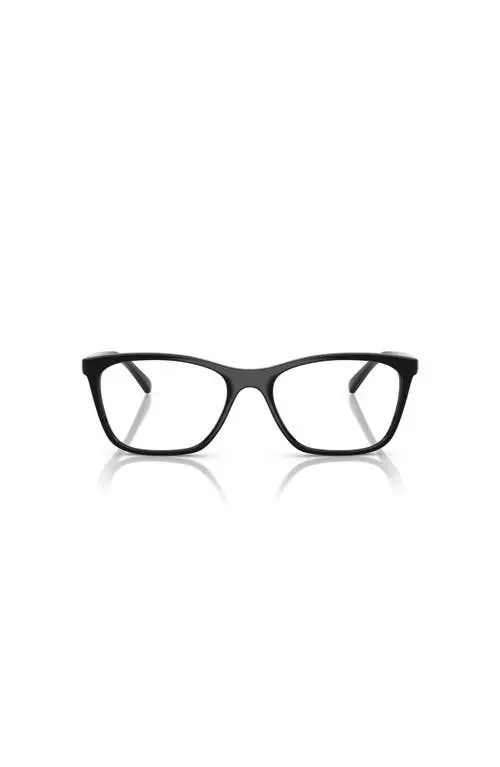 VOGUE EYEWEAR 53mm Rectangle Optical Glasses - Black