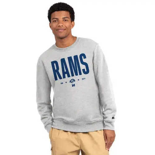STARTER Los Angeles Rams Crewneck Sweatshirt