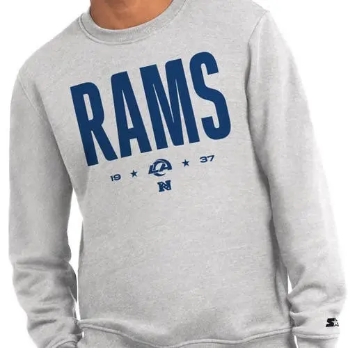STARTER Los Angeles Rams Crewneck Sweatshirt