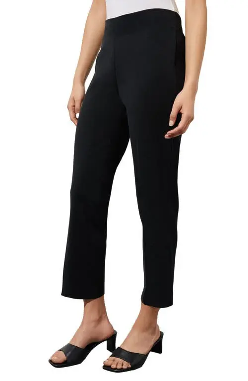 Ming Wang Pull-on Straight Leg Ankle Pants