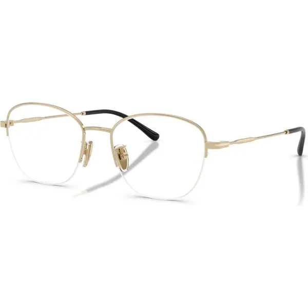 VOGUE EYEWEAR 53mm Irregular Optical Glasses - Gold