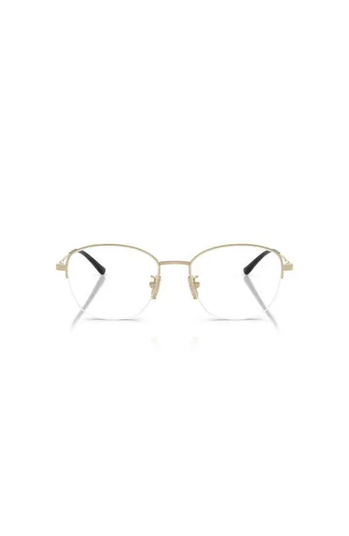 VOGUE EYEWEAR 53mm Irregular Optical Glasses - Gold
